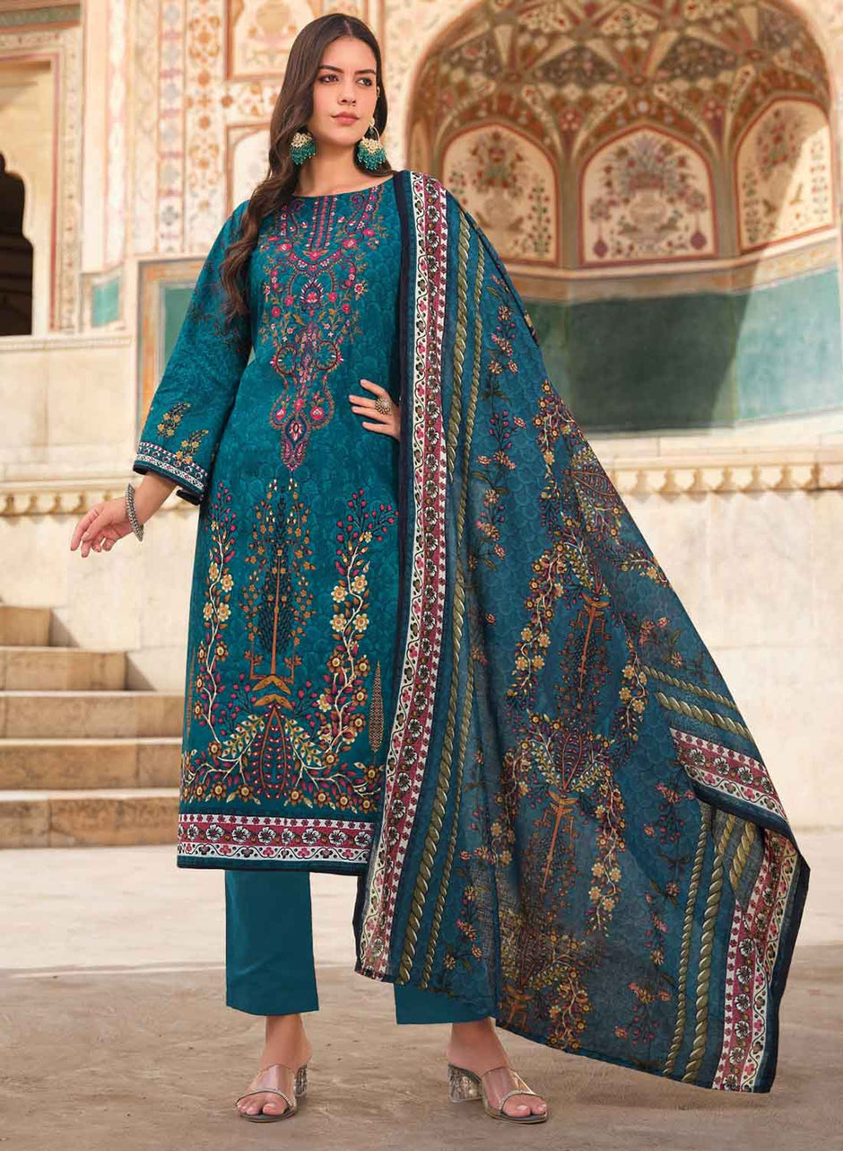 Buy Unstitched Suits Dress Materials for Women / Ladies Online – Stilento